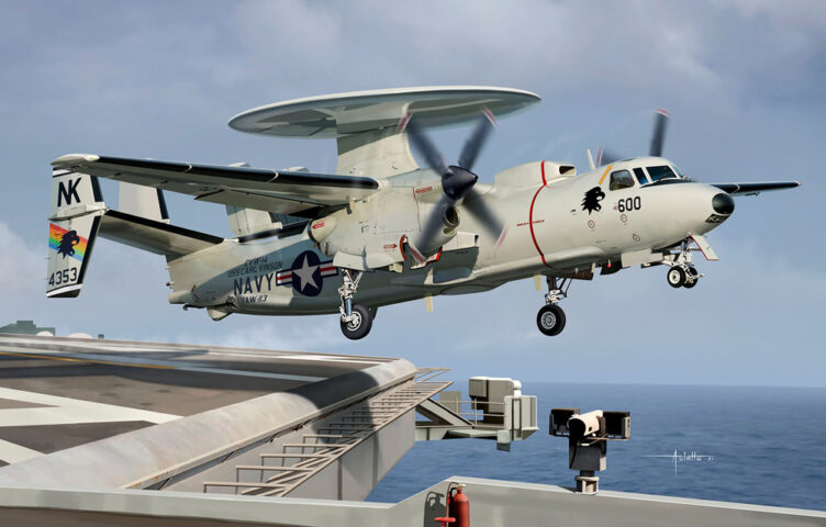 Academy 1/144 Grumman E-2C Hawkeye - Freightdog Models